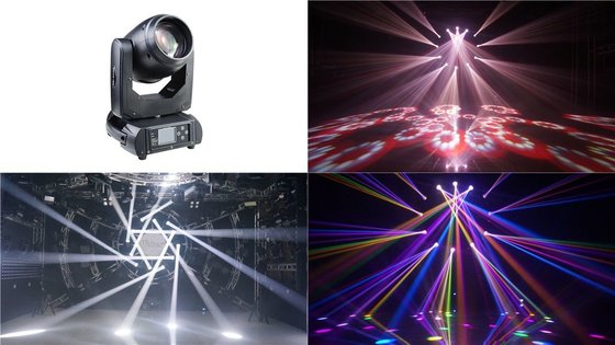 China 150Watt Moving Head Stage Lights For Club / Two Color Wheel Beam Led Wash Light supplier